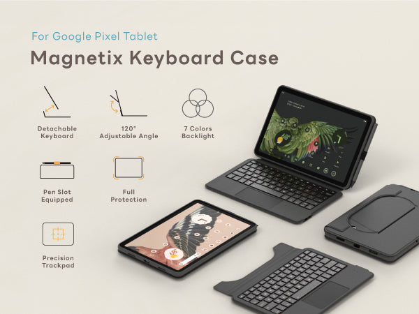 eiP Magnetix Keyboard Case for Pixel Tablet – eiP Store
